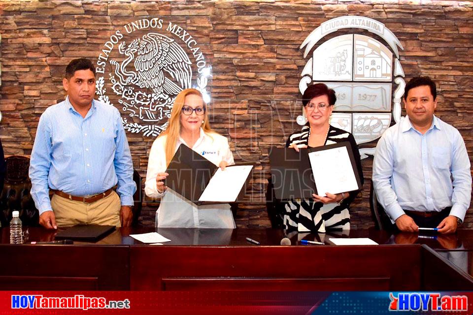 Hoy Tamaulipas - Firman Gobierno de Altamira e ITAIT convenio de colaboracion