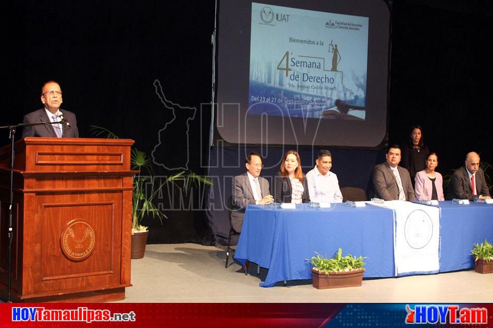 Hoy Tamaulipas - Imparte la UAT semana academica de derecho en el campus sur