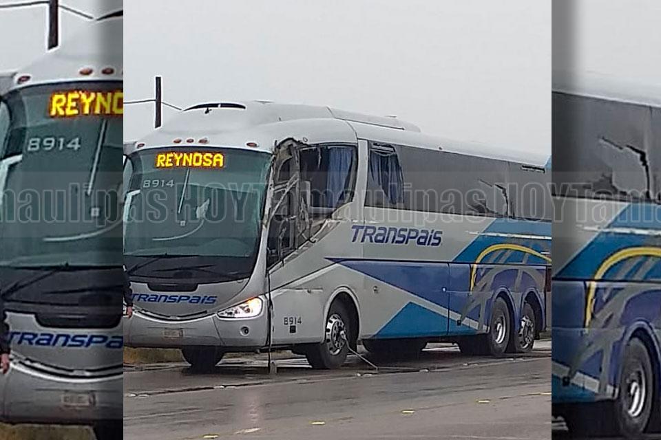Hoy Tamaulipas - Choca autobus de Transpais cerca de Tula 2 lesionados