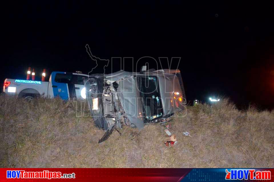 Hoy Tamaulipas - Identifican a victima mortal de volcadura en Nuevo Laredo