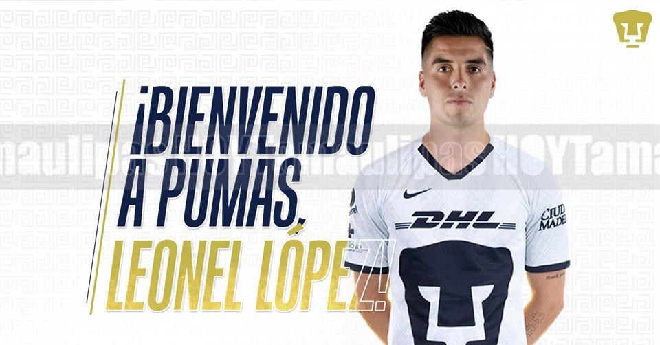 Hoy Tamaulipas - Pumas oficializa fichaje de mediocampista Leonel Lopez