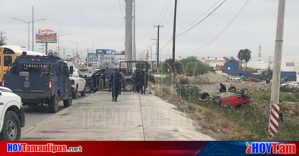 Hoy Tamaulipas - Persecucion y balacera deja dos detenidos en Reynosa