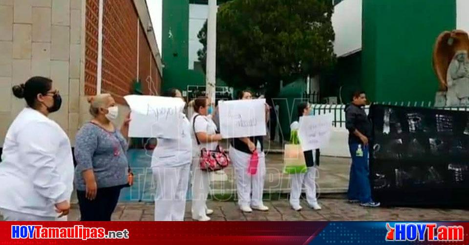 Hoy Tamaulipas Protesta Personal De Imss En Nuevo Laredo Exigen
