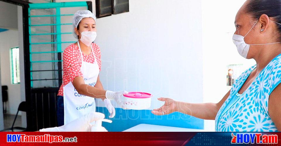 Hoy Tamaulipas - SEBIEN continua entrega de alimentos en Comedores Comunitarios