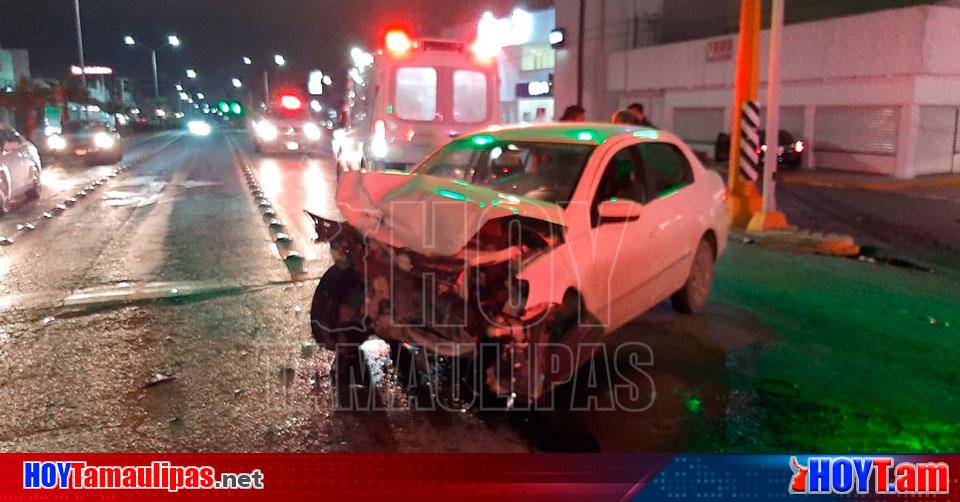 Hoy Tamaulipas - Choque en Tamaulipas Cinco lesionados dejo fuerte choque en Reynosa