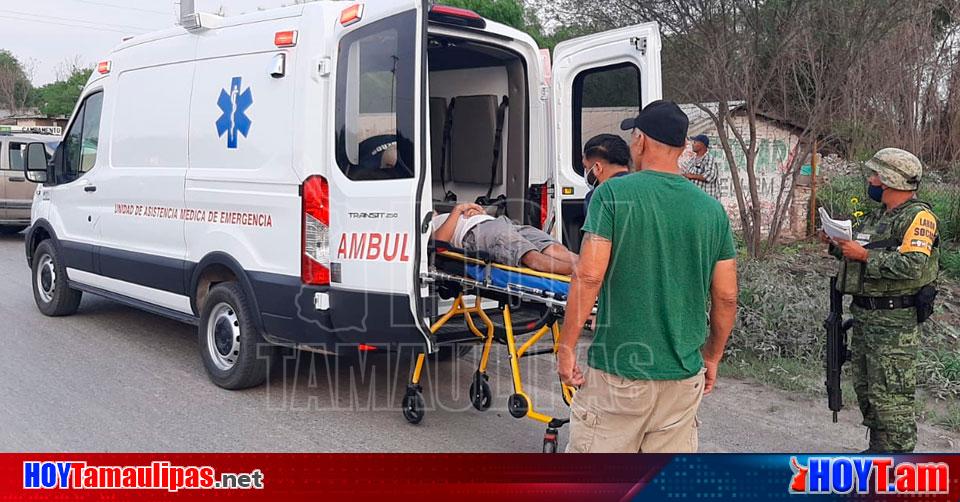 Hoy Tamaulipas - Choque en Tamaulipas Choque dejo dos lesionados en ejido de Reynosa