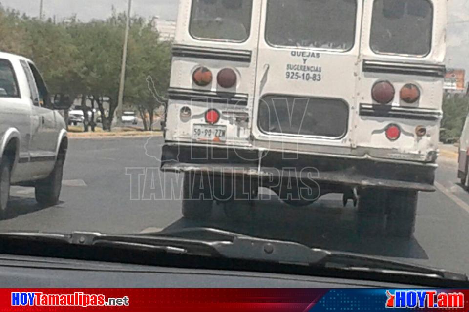 Hoy Tamaulipas - Microbuseros de Reynosa arriesgan la vida de los usuarios Hoy Tamaulipas - Microbuseros de Reynosa arriesgan la vida de los usuarios