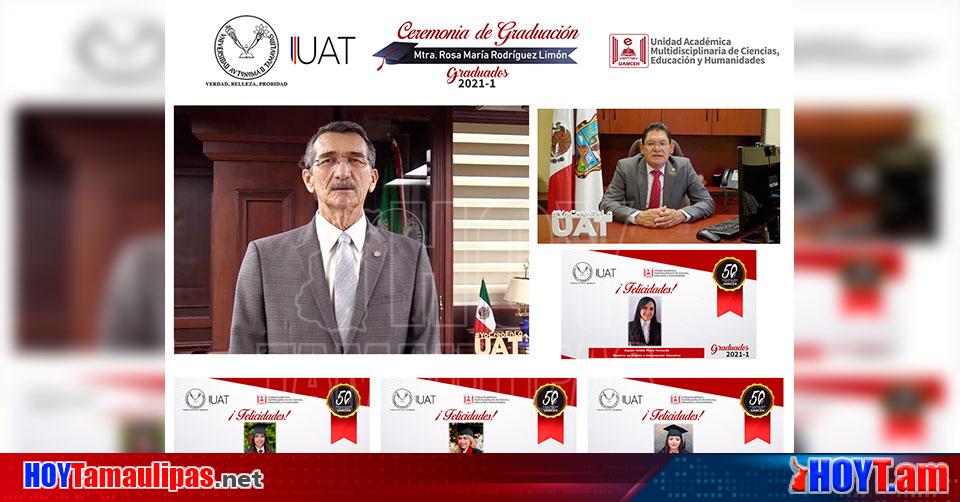 Hoy Tamaulipas - Universidad en Tamaulipas Egresa la generacion 2021-1 de la UAMCEH-UAT
