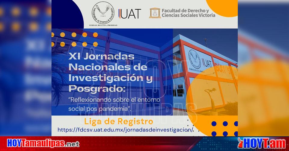 Hoy Tamaulipas - Educacion en Tamaulipas Convoca UAT a participar en las Jornadas Nacionales de ...