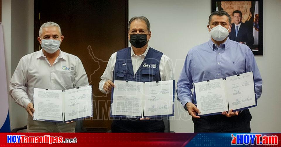 Hoy Tamaulipas - Tamaulipas SET-CINVESTAV firman convenio de colaboracion interinstitucional