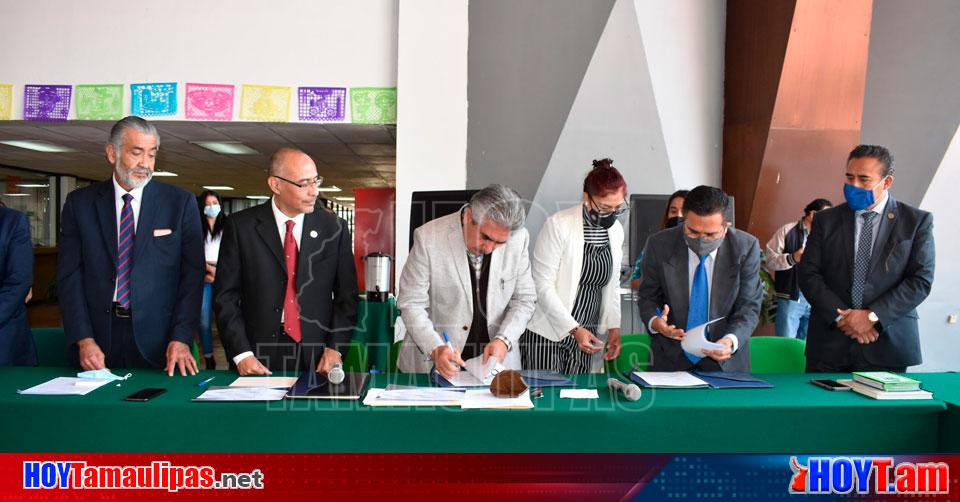 Hoy Tamaulipas - Firman Convenio de Colaboracion el Consejo de Seguridad Empresarial y la UTN