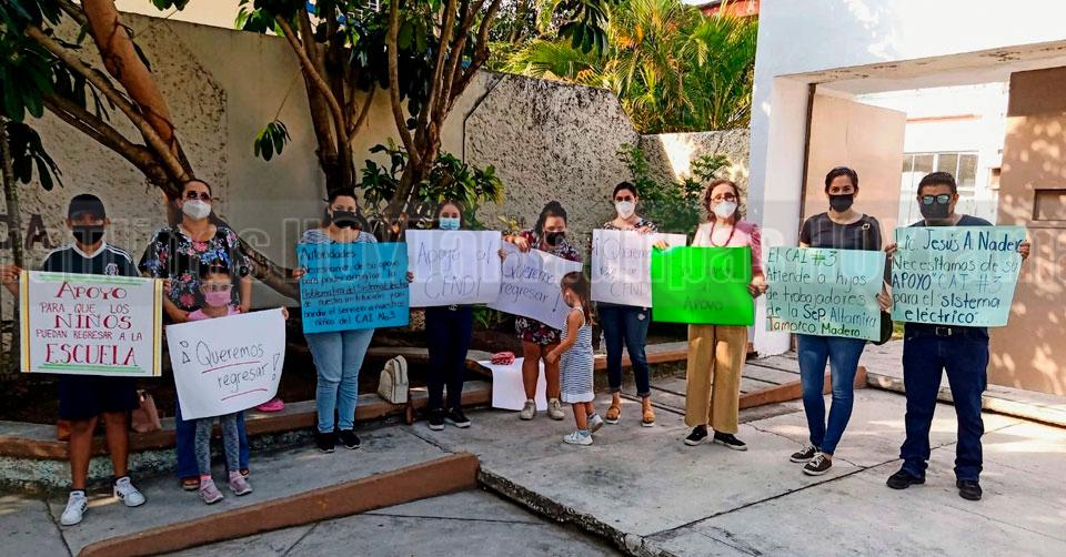 Hoy Tamaulipas - Tamaulipas Protestan maestros por fallas electricas en ...