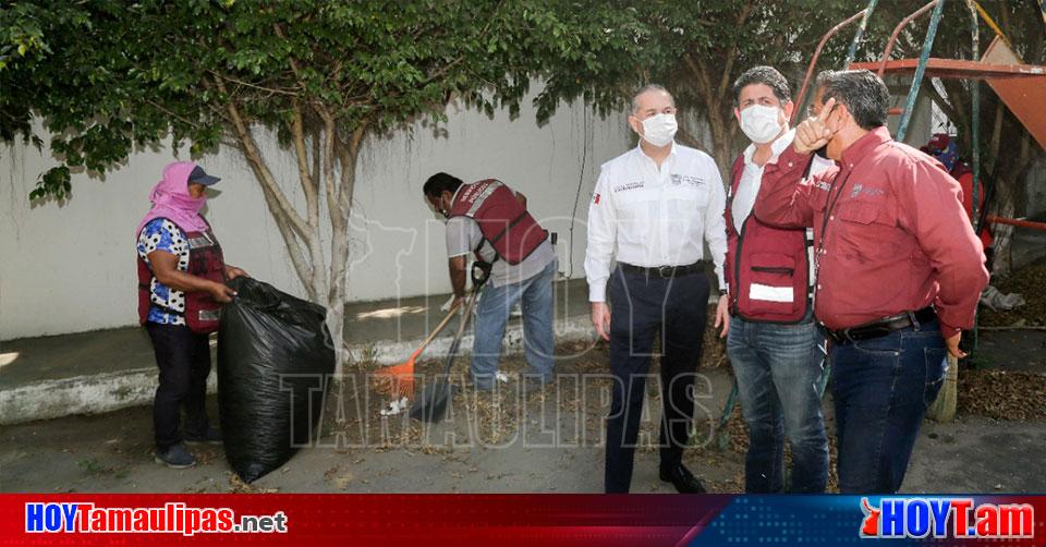 Hoy Tamaulipas - Tamaulipas Despliegan cuadrillas de limpieza en Ciudad Madero