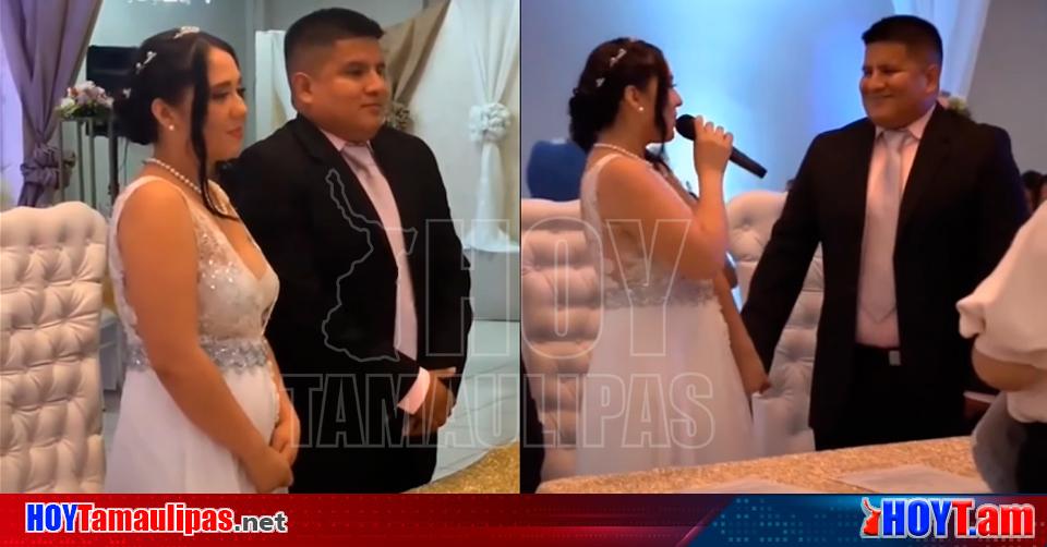 Hoy Tamaulipas - Viral Nacional VÃ DEO Novia se arrepiente de casarse en plena boda resulto ser ...