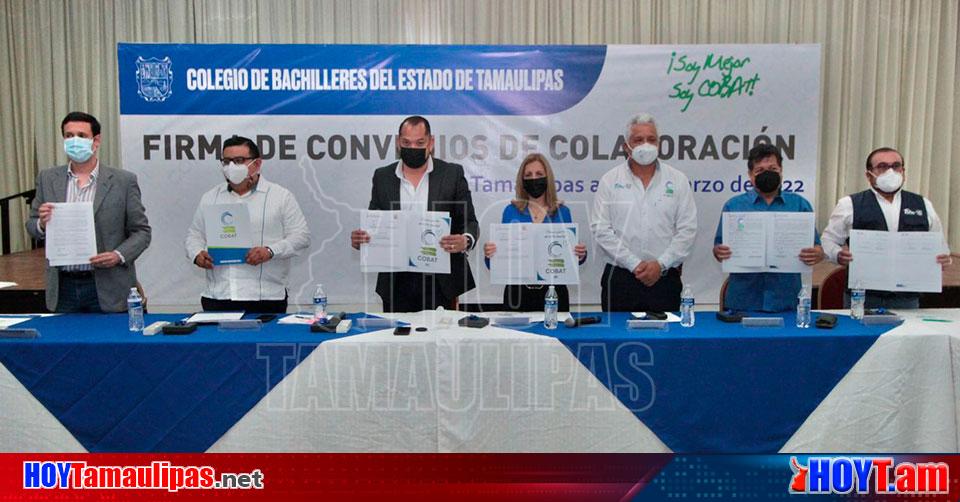 Hoy Tamaulipas - Tamaulipas Participa DIF Tampico en convenio de fortalecimiento academico del COBAT