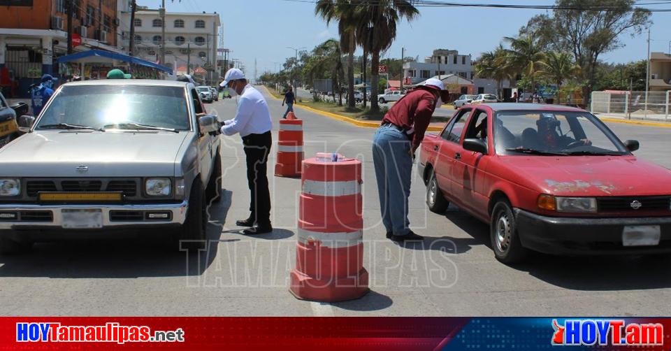 Hoy Tamaulipas Listo Operativo Vial De Transito En Playa Miramar