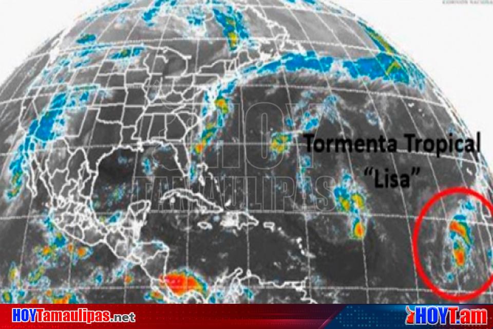 Hoy Tamaulipas - Se forma tormenta tropical Lisa en el Atlantico