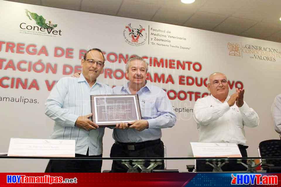 Hoy Tamaulipas - Recibe la FMVZ-UAT acreditacion internacional