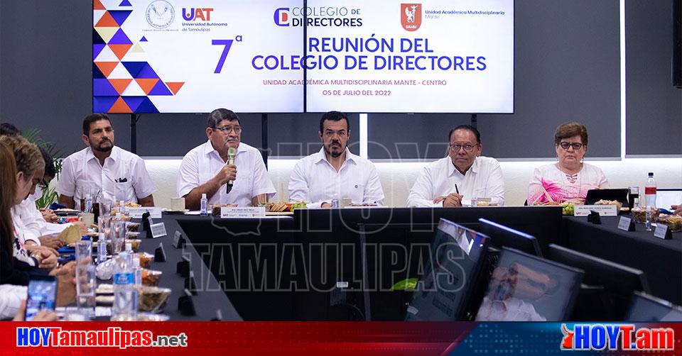 Hoy Tamaulipas - Universidad en Tamaulipas Evalua Rector avances academicos de la UAT