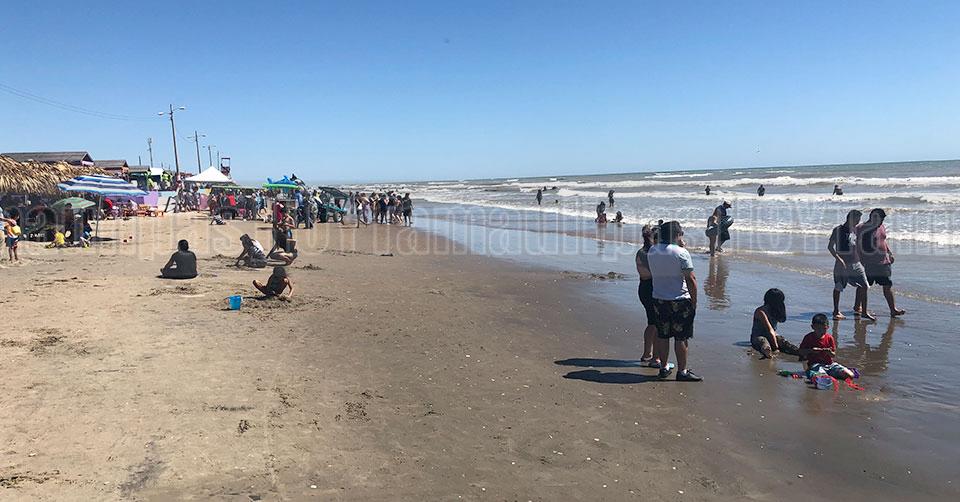 Hoy Tamaulipas - Tamaulipas Ya son mas de 30 mil visitantes en Playa Bagdad