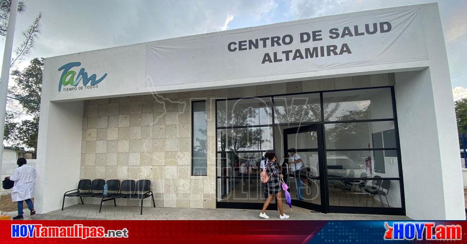 Hoy Tamaulipas - Tamaulipas Inicia operaciones el Centro de Salud temporal en Altamira