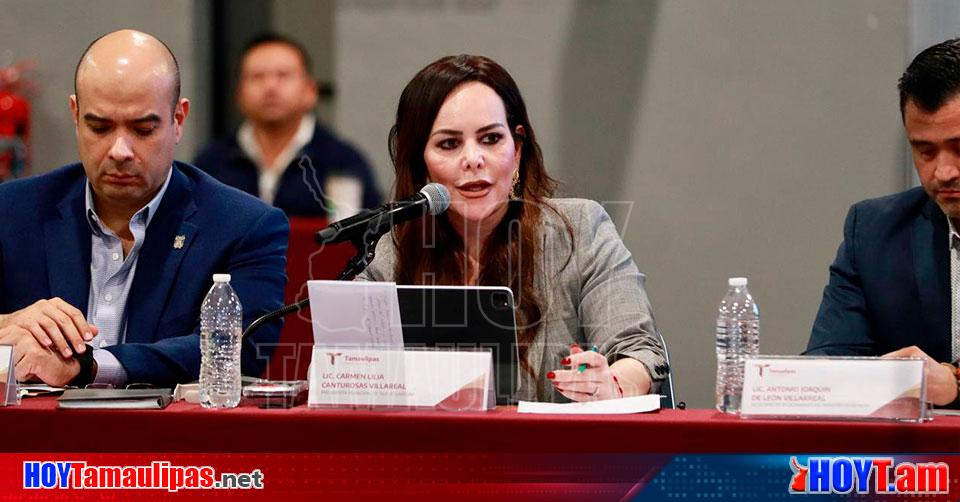 Hoy Tamaulipas - Tamaulipas Carmen Lilia Canturosas presenta a gobernador proyectos para el ...