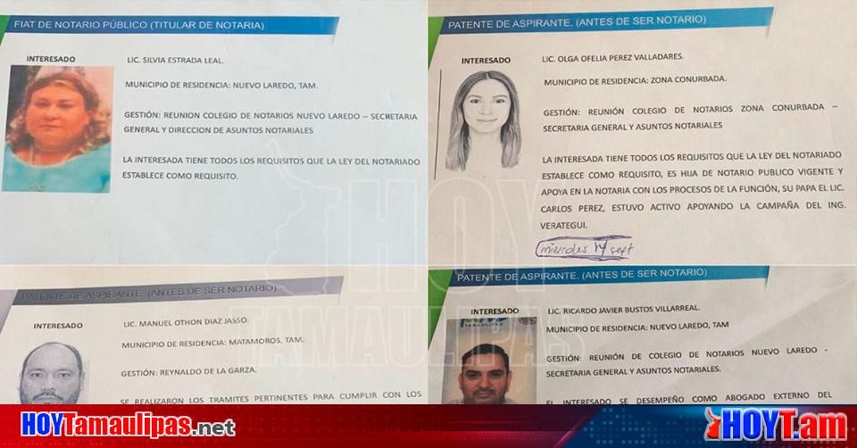 Hoy Tamaulipas - Gobierno de Tamaulipas Caen otros cuatro notarios en ... Hoy Tamaulipas - Gobierno de Tamaulipas Caen otros cuatro notarios en ...