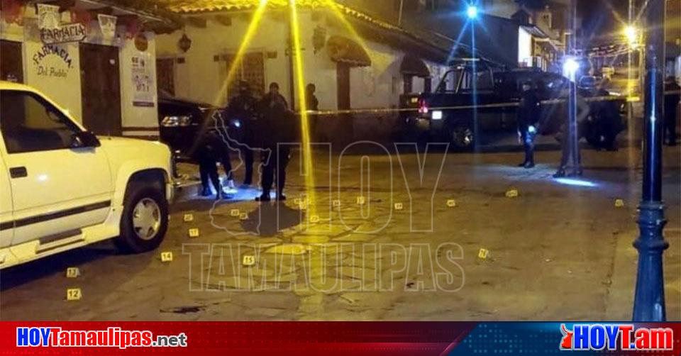 Hoy Tamaulipas - Violencia Dos muertos deja enfrentamiento en plaza de Mazamitla Jalisco