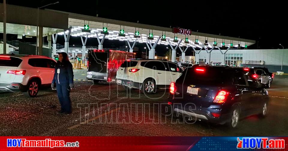 Hoy Tamaulipas - Tamaulipas Han cruzado mas de dos mil 800 paisanos por Nuevo Laredo