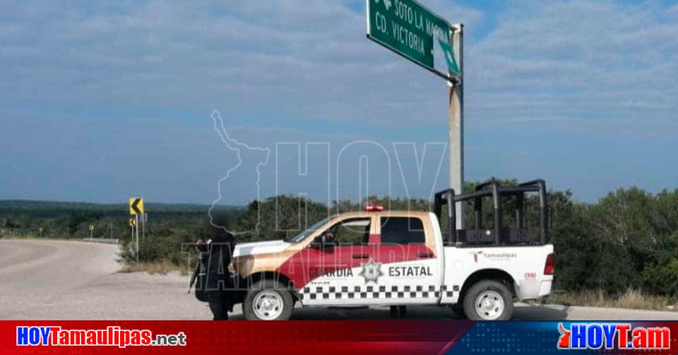 Hoy Tamaulipas - Vigila Guardia Estatal llegada de paisanos a Tamaulipas