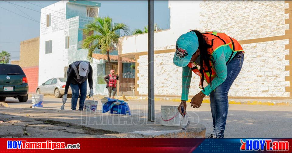 Hoy Tamaulipas - Tamaulipas Refuerzan cuadrillas municipales de Madero la limpieza en la urbe ...