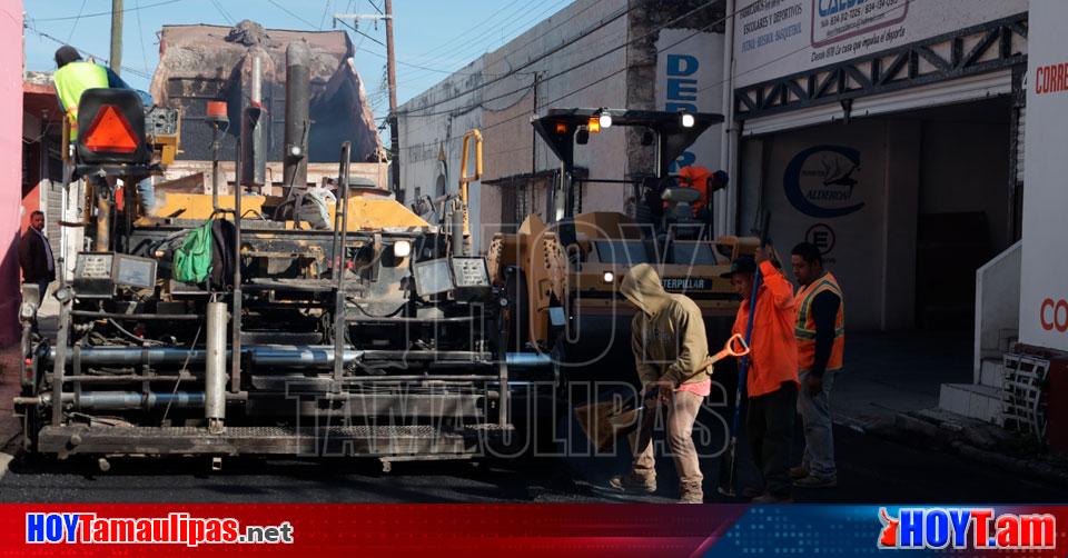 Hoy Tamaulipas - Tamaulipas Cierra gobierno de Victoria el anio con obras pavimentacion y bacheo
