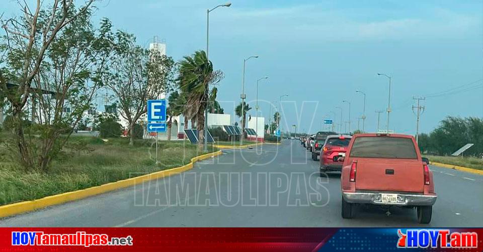 Hoy Tamaulipas - Tamaulipas Largas filas para cruzar la frontera en ...