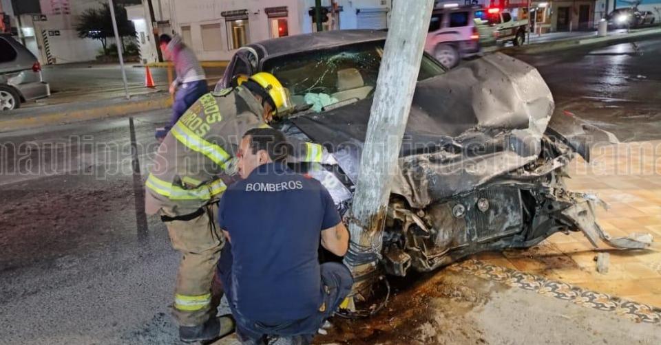 Hoy Tamaulipas - Tamaulipas Ebrio causa fuerte choque en Matamoros y ...