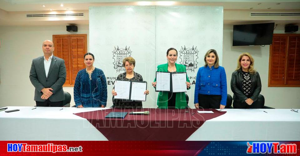 Hoy Tamaulipas - Firman convenio de colaboracion entre el gobierno de Nuevo Laredo y el colegio ...