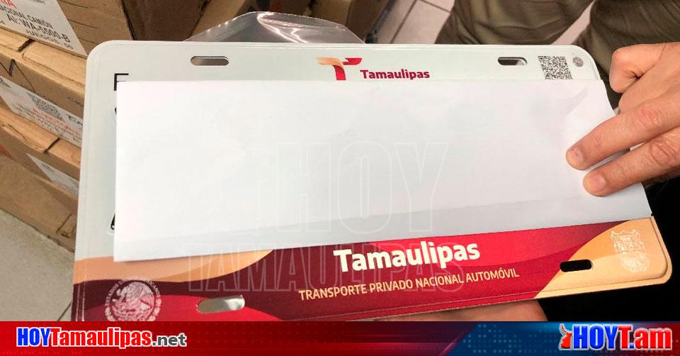 Hoy Tamaulipas - Tamaulipas Llegaron nuevas placas a MatamorosÂ