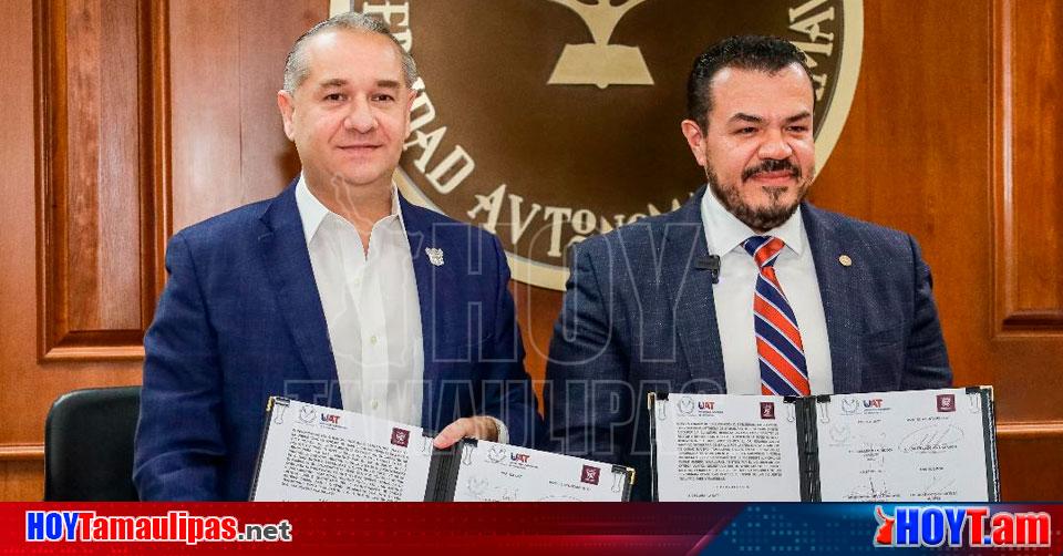 Hoy Tamaulipas - Tamaulipas Firman convenio de colaboracion gobierno de Madero y la UAT