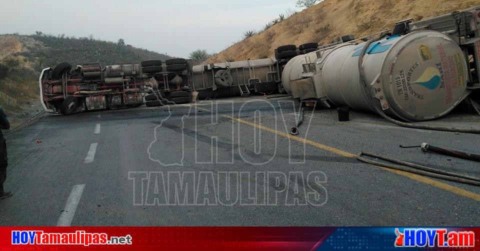 Hoy Tamaulipas - Tamaulipas Continua cerrada la Rumbo Nuevo por volcadura de pipa que ...