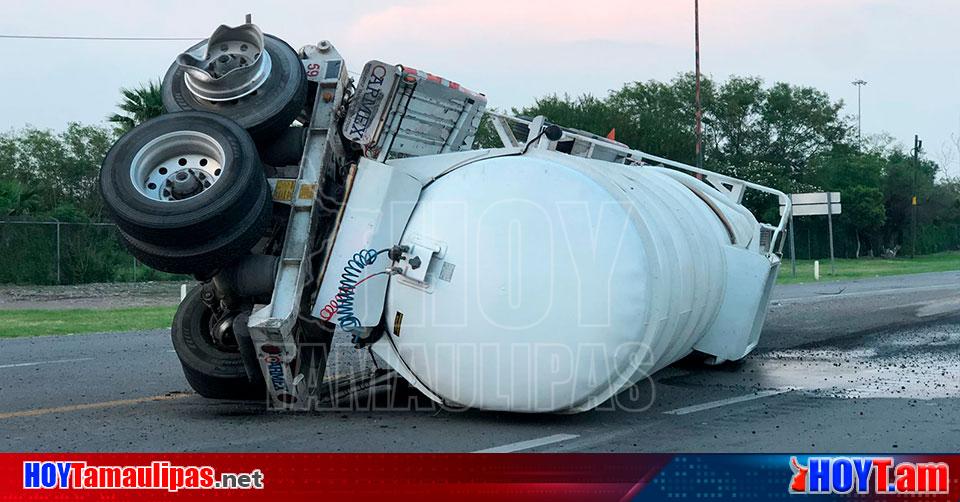 Hoy Tamaulipas - Tamaulipas Cierre parcial de la carretera Victoria-Soto La Marina por volcadura ...