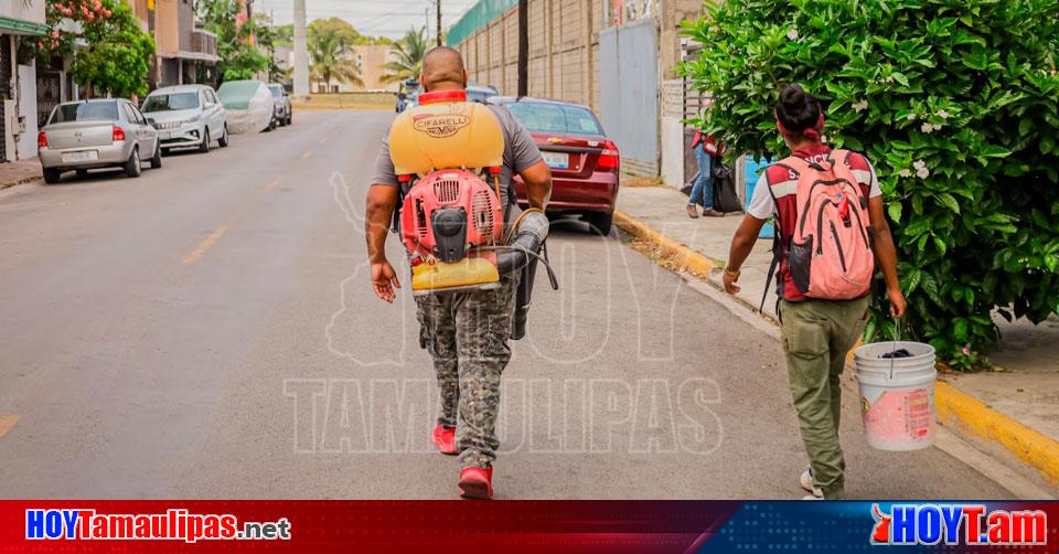 Hoy Tamaulipas - Dengue en Tamaulipas Intensifican fumigacion en mas colonias de Ciudad Madero