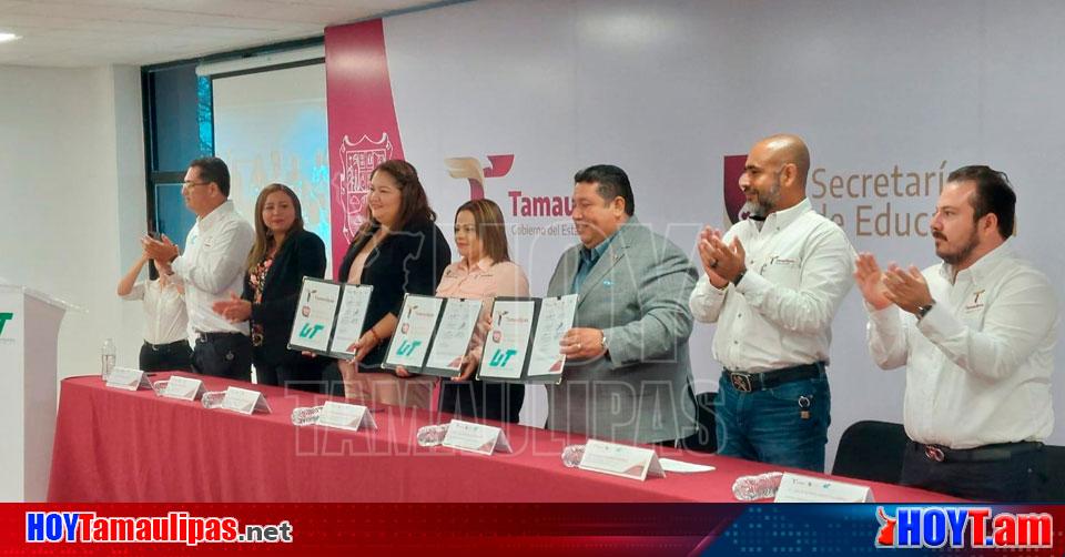 Hoy Tamaulipas - Tamaulipas Firman UT Altamira y Bienestar convenio de colaboracion