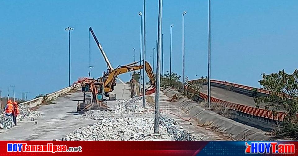 Hoy Tamaulipas - Tamaulipas Demolicion del puente roto en Altamira ...