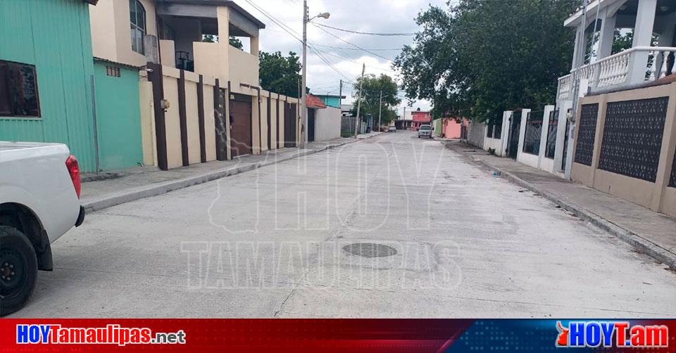 Hoy Tamaulipas - Tamaulipas Avanzan trabajos de pavimentacion rehabilitacion y bacheo en calles ...