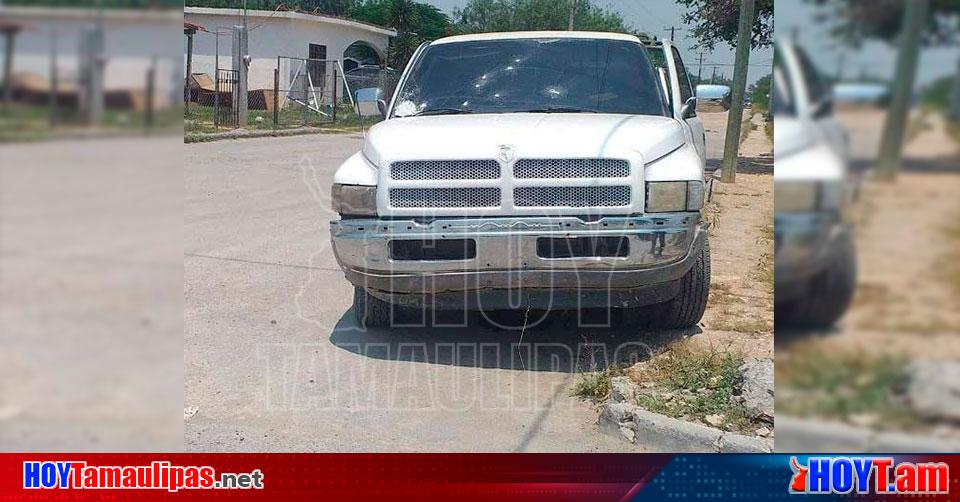 Hoy Tamaulipas - Tamaulipas Aseguran camioneta blindada tras enfrentamiento en Reynosa