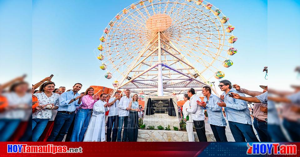 Hoy Tamaulipas - Tamaulipas Chucho Nader pone en marcha monumental rueda de la fortuna