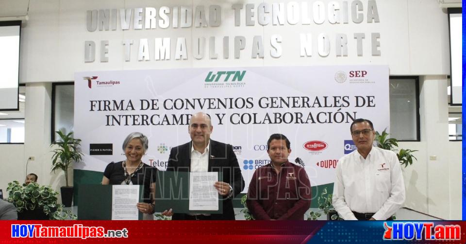 Hoy Tamaulipas - Firmo la UTTN y Sector Productivo Convenio General de Intercambio y Colaboracion