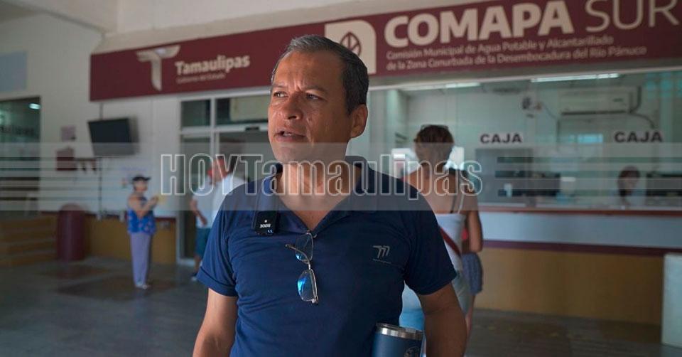 Hoy Tamaulipas - Tamaulipas Usuario reconoce buen trato y soluciones efectivas de COMAPA Sur