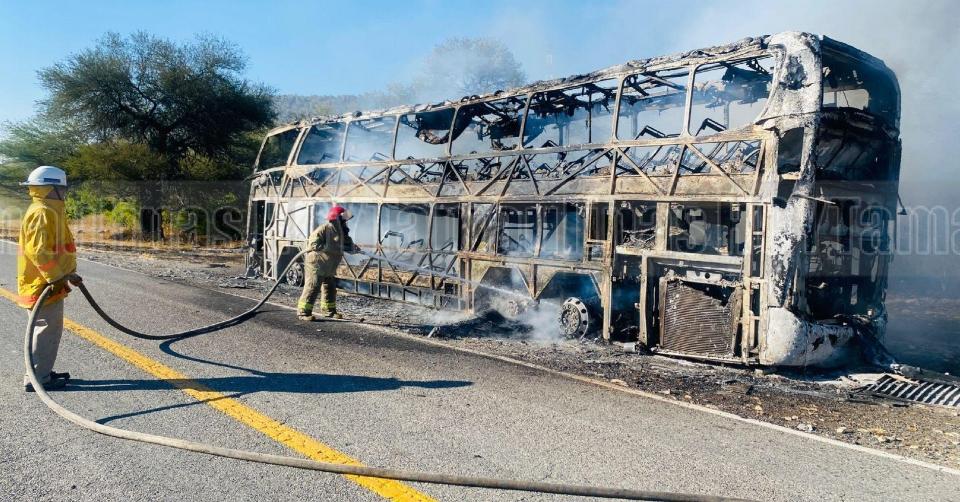Hoy Tamaulipas - Se salvan de morir quemados 30 pasajeros tras incendio ...
