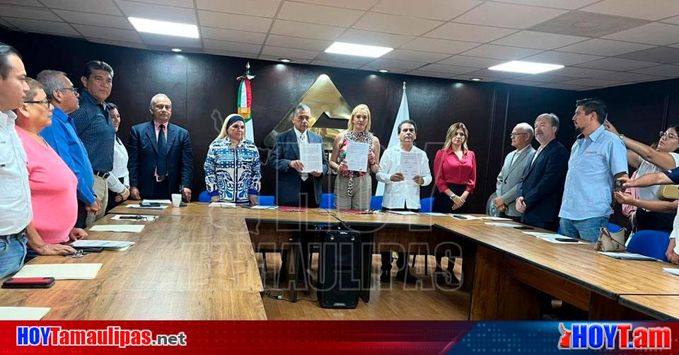 Hoy Tamaulipas - Tamaulipas Firman convenio para establecer Puntos Rosas en Matamoros
