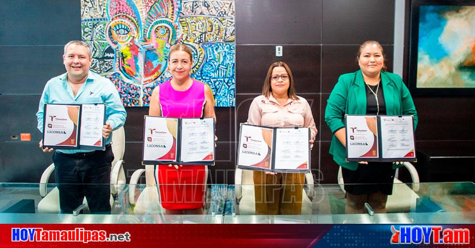 Hoy Tamaulipas - Firma Sebien y Liconsa convenio para promover el desarrollo social en Tamaulipas